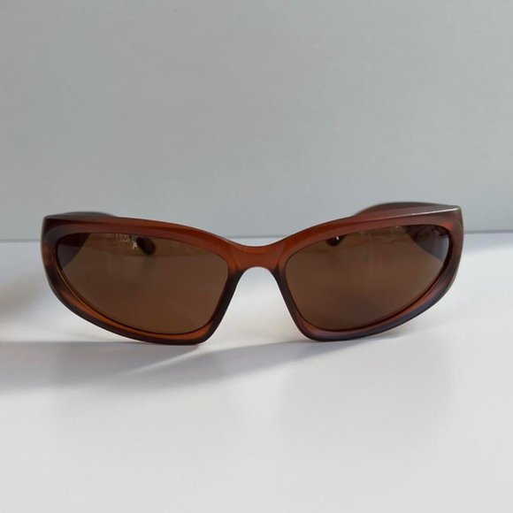 Accessories | Y2k 200s Vintage Style Brown Surfer Sporty Sunglasses ...